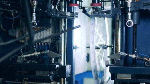 Automatic Bicycle Rim Truing Machine Stock Footage Video (100% Royalty ...