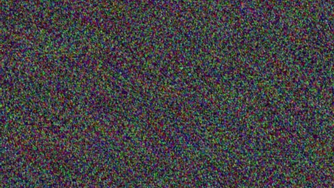 rgb separation fx colorful static noise Stock Footage Video (100% ...