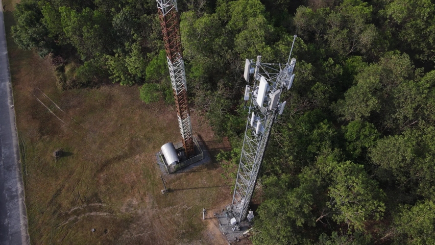 4k time lapse tower antennas telecommunication Stock Footage Video (100% Royalty-free ...