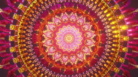 Infinite Tunnel Trance Psychedelic Love Trippy Stock Footage Video (100 ...