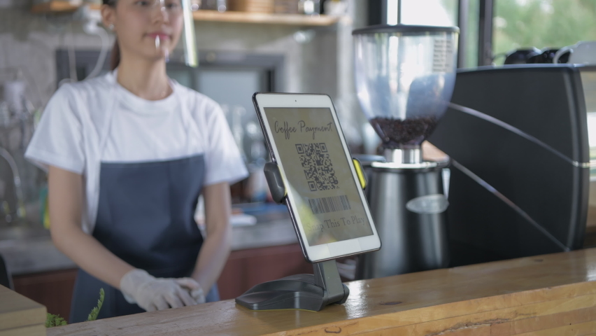 Shopkeeper qr code Stock Video Footage - 4K and HD Video Clips ...