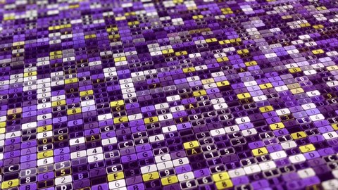 Abstract Visualization Scanning Hacker Program Seamless Stock Footage Video (100% Royalty-free ...