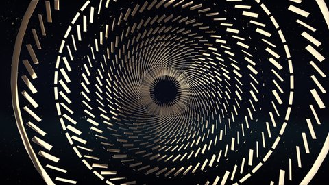 Golden Magic Circle Background Loop Stage Stock Footage Video (100% ...