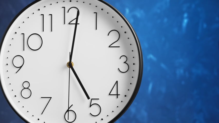 Multiple Timelines Infinite Number Clocks Spiral Stock Footage Video ...