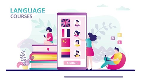 Elearning Banner Online Education Home Schooling Stock Vector (Royalty ...