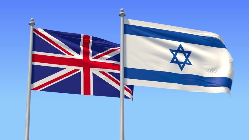 Israel Britain Flag Stock Video Footage - 4K and HD Video Clips ...
