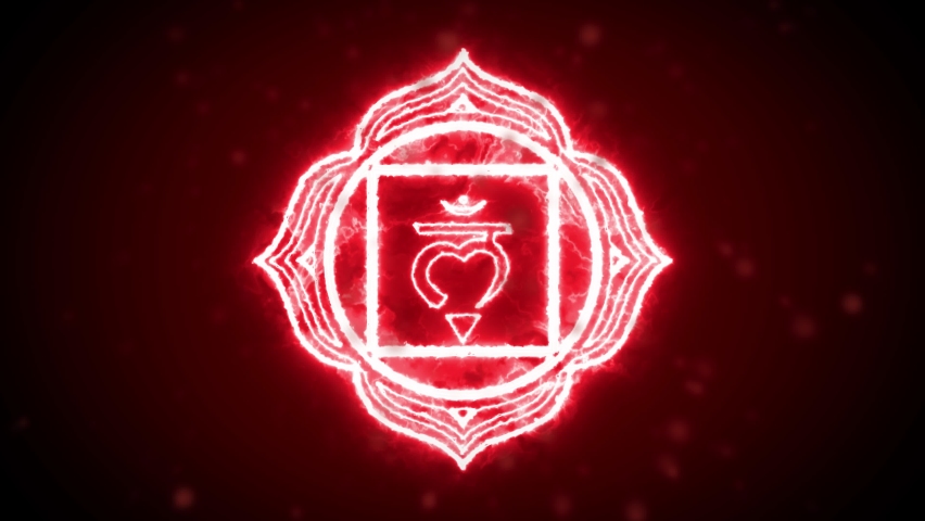 4k animation root chakra flame reveal Stock Footage Video (100% Royalty ...