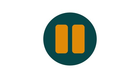 Icon Pause Vector Logo Design Stock Vector (Royalty Free) 1782708101