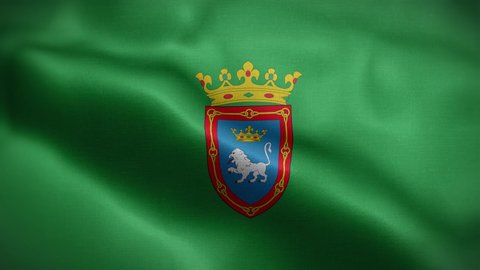 Pamplona Spain Flag Loop Background 4k Stock Footage Video (100% ...