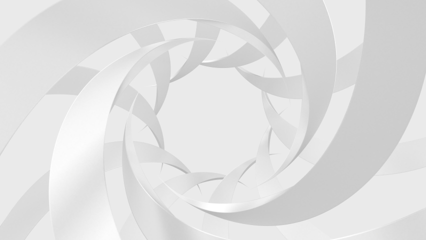 Curved Vortex Structure Lines, 3d Stock Footage Video (100% Royalty ...