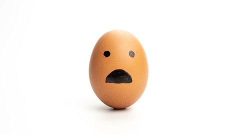 White Eggs Different Faces Packet Stock Photo (Edit Now) 52733254