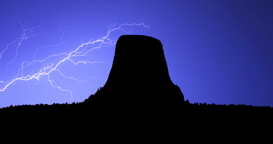 Devil tower night Stock Video Footage - 4K and HD Video Clips ...