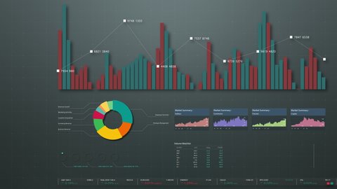 Infographic Dashboard Admin Panel Interface Green Stock Vector (Royalty ...