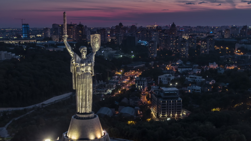 Kyiv night city Stock Video Footage - 4K and HD Video Clips | Shutterstock