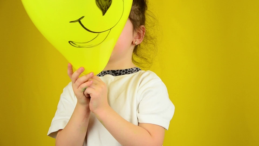 baby crying children's tantrums child balloon Stock Footage Video (100% ...