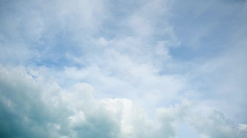 Clouds Sky Move Slowly Over Time Stock Footage Video (100% Royalty-free ...