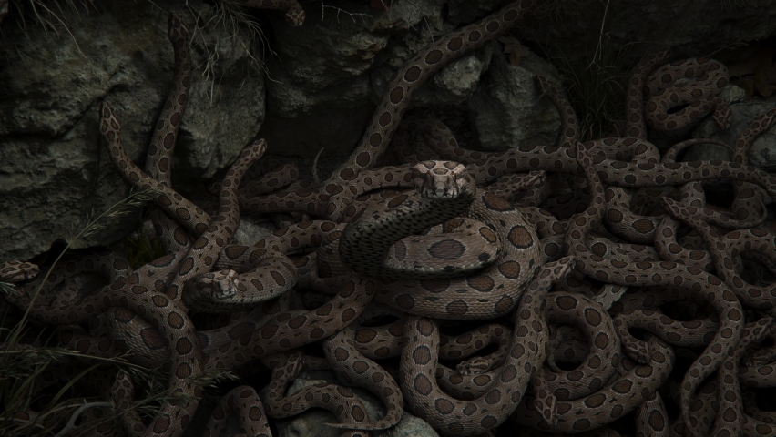 512 Snake nest Stock Video Footage - 4K and HD Video Clips | Shutterstock
