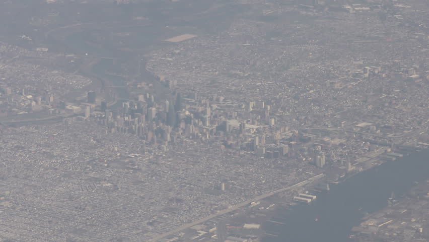 philadelphia pa downtown seen high altitude Stock Footage Video (100% ...
