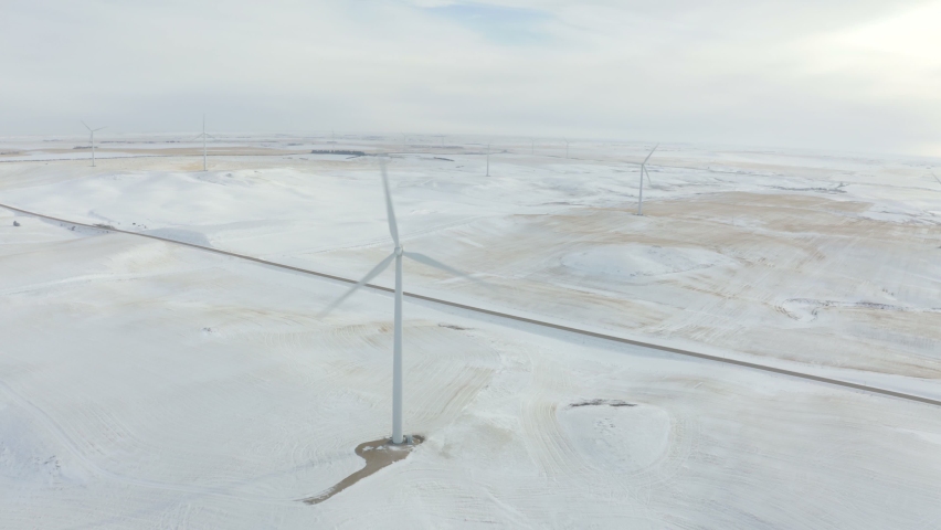 Wind turbine flat Stock Video Footage - 4K and HD Video Clips ...