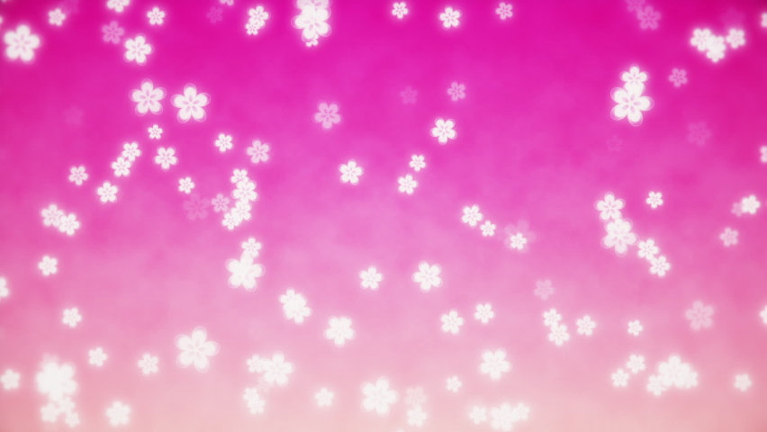 cute flower loop background material Stock Footage Video (100% Royalty ...