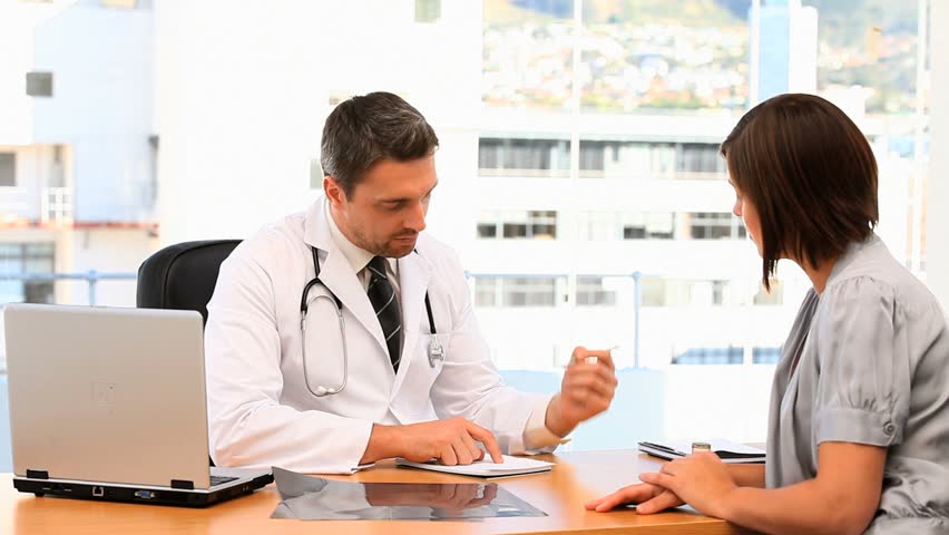 Patient Taking a Prescription from Stock Footage Video (100% Royalty ...