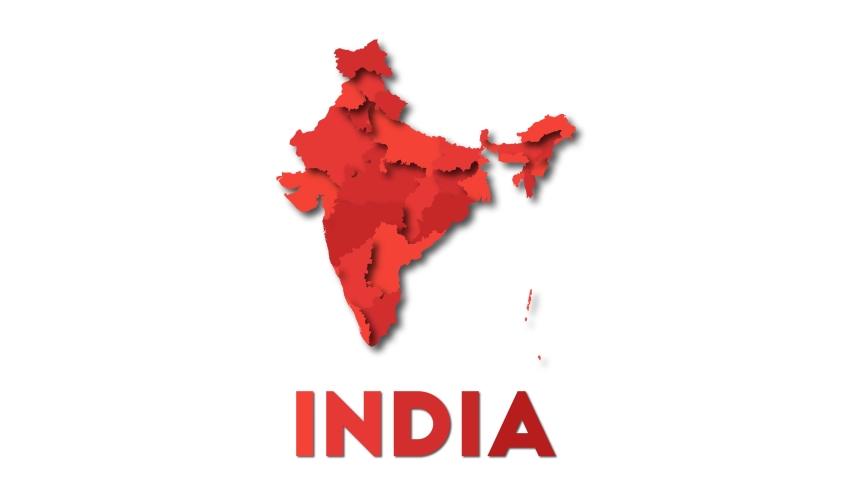 55 India map shadow Stock Video Footage - 4K and HD Video Clips ...