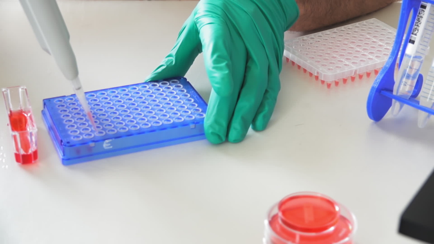 loading 96 well plate dna sequence Stock Footage Video (100% Royalty ...
