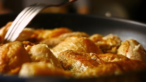 Hot Freshly Cooked Big Oven Roasted Stock Footage Video (100% Royalty ...