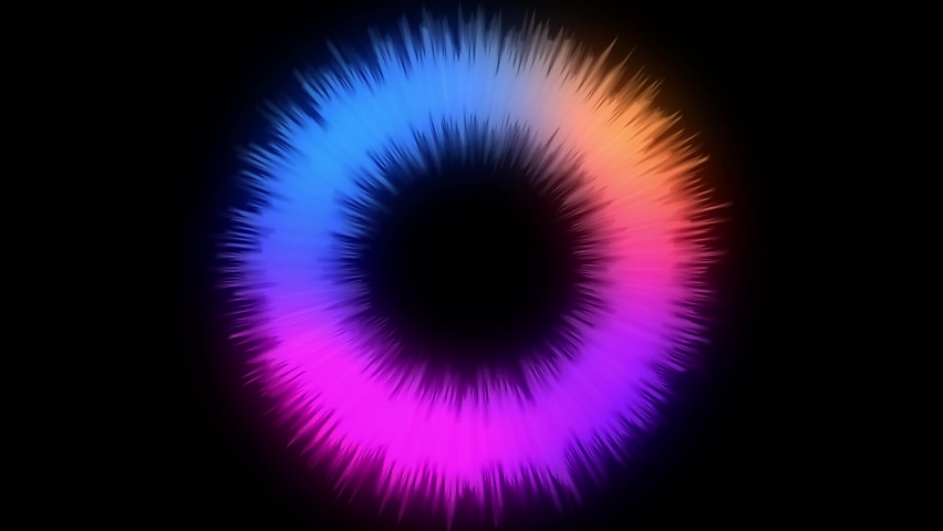 Multi-colored Rays Emanate from the Stock Footage Video (100% Royalty ...