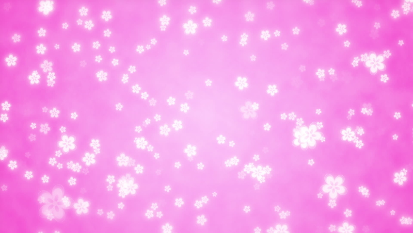 cute flower loop background material Stock Footage Video (100% Royalty ...