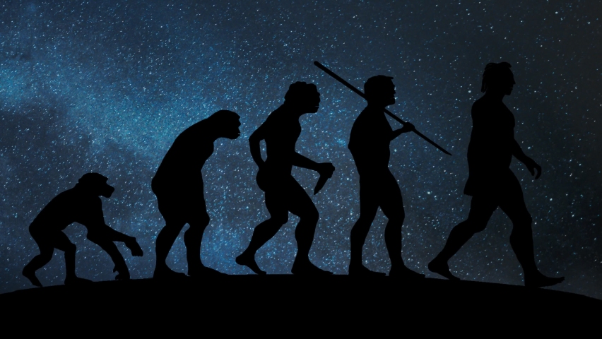 Human Evolution: Time Lapse By Stock Footage Video (100% Royalty-free ...