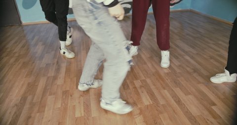 Female Dancer Dancing On Low Level Stock Footage Video (100% Royalty ...