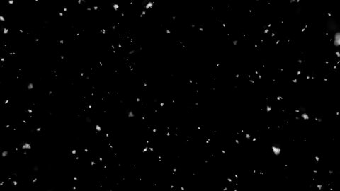 Realistic Snow Animation 4k Seamless Loop Stock Footage Video (100% ...