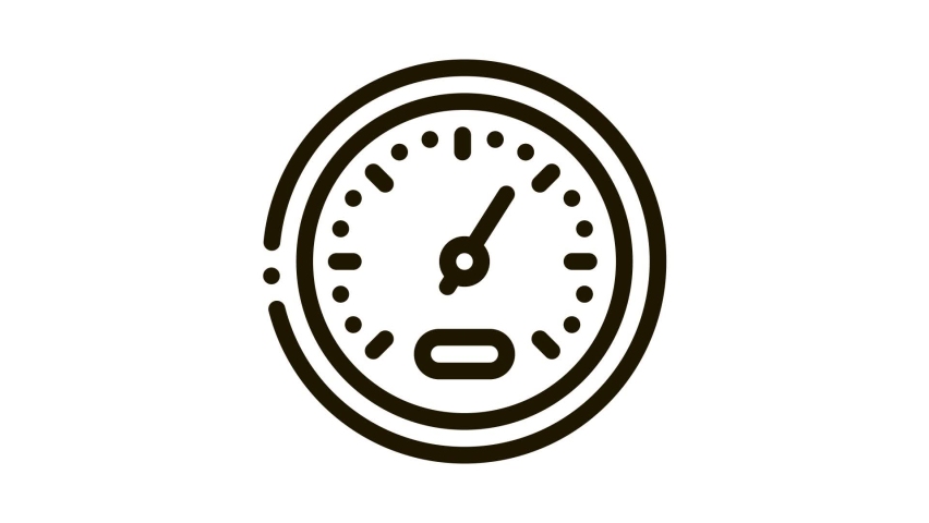 athlete speed indicator icon animation Stock Footage Video (100% ...