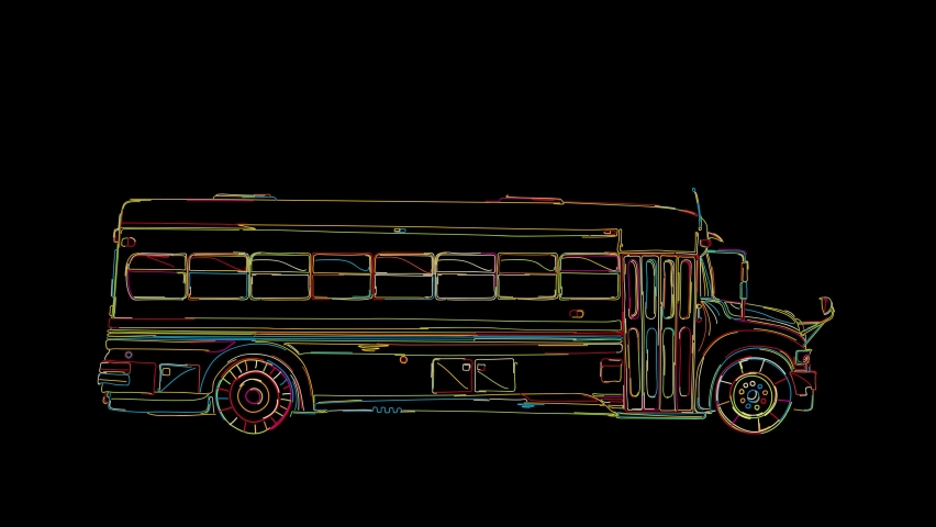Pop Art Bus Stock Video Footage - 4K and HD Video Clips | Shutterstock