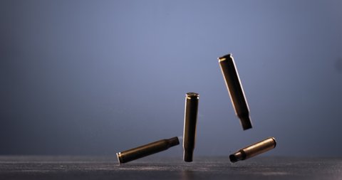 Super Slow Motion Empty Machine Gun Stock Footage Video (100% Royalty ...