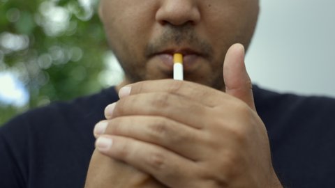 Sick person smoking Stock Video Footage - 4K and HD Video Clips ...