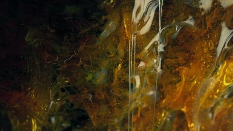 Scifi Alien Creature Background Dripping Slime Stock Footage Video (100 ...