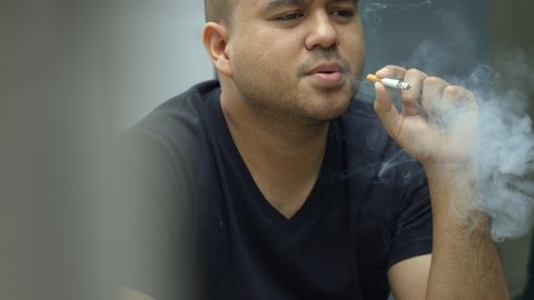 Sick person smoking Stock Video Footage - 4K and HD Video Clips ...