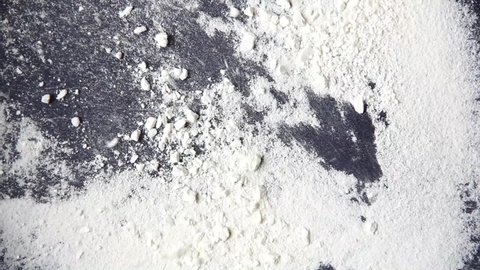 Wind Blows Away White Dust White Stock Footage Video (100% Royalty-free ...