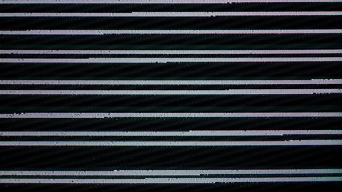 Television Static Form Horizontal Lines On Stock Footage Video (100% ...