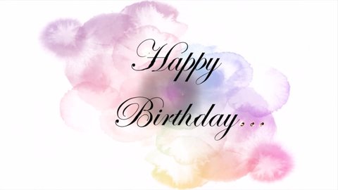 Happy birthday splash Stock Video Footage - 4K and HD Video Clips ...