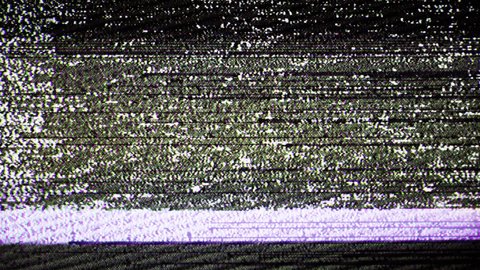 Television Static Form Horizontal Lines On Stock Footage Video (100% ...