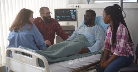 Visiting friend hospital Stock Video Footage - 4K and HD Video Clips ...