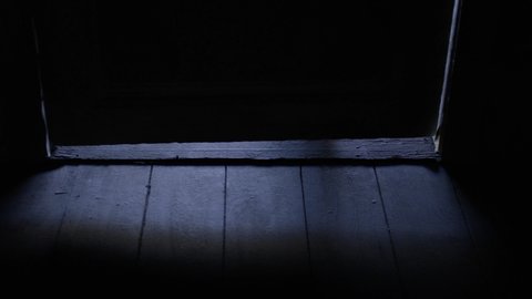 Shadow Silohuette Man Under Door Filming Stock Footage Video (100% ...