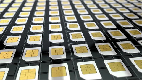 Production Distribution Mobile Phone Chips Global Stock Footage Video ...