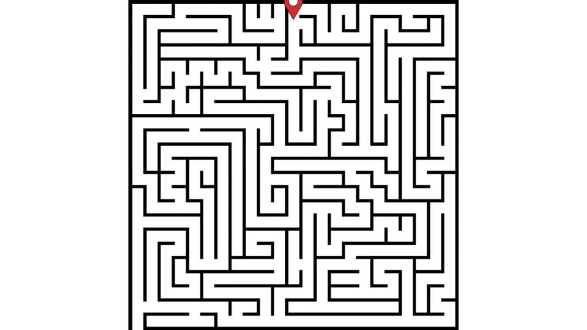 maze puzzle tracking path Stock Footage Video (100% Royalty-free ...