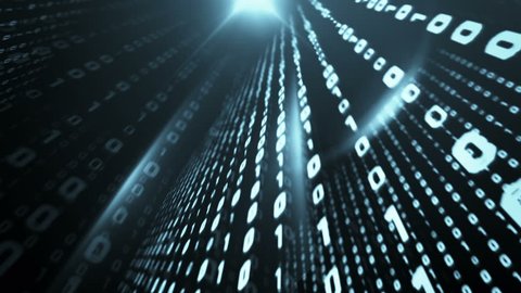 Animation Motion Matrix Cube Code Numbers Stock Footage Video (100% ...