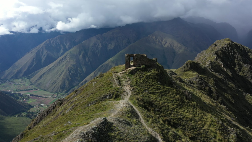 Mountain and Inca Trail in Peru image - Free stock photo - Public ...