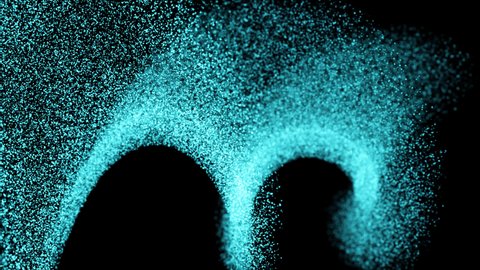 Abstract Particle Background 4k Loopable Motion Stock Footage Video ...